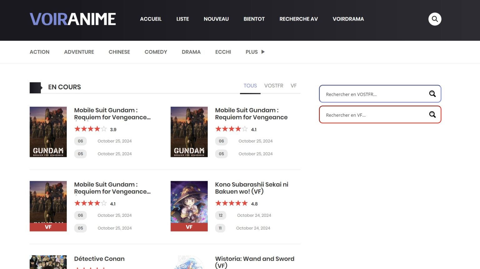 Voiranime : Nouvelle adresse officielle pour voir vos animes - Cinktank